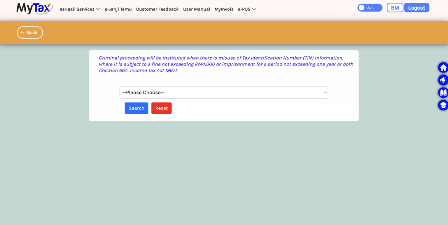 Step-by-Step:How to Check TIN Via MyTax Portal and JomeInvoice for LHDN ...